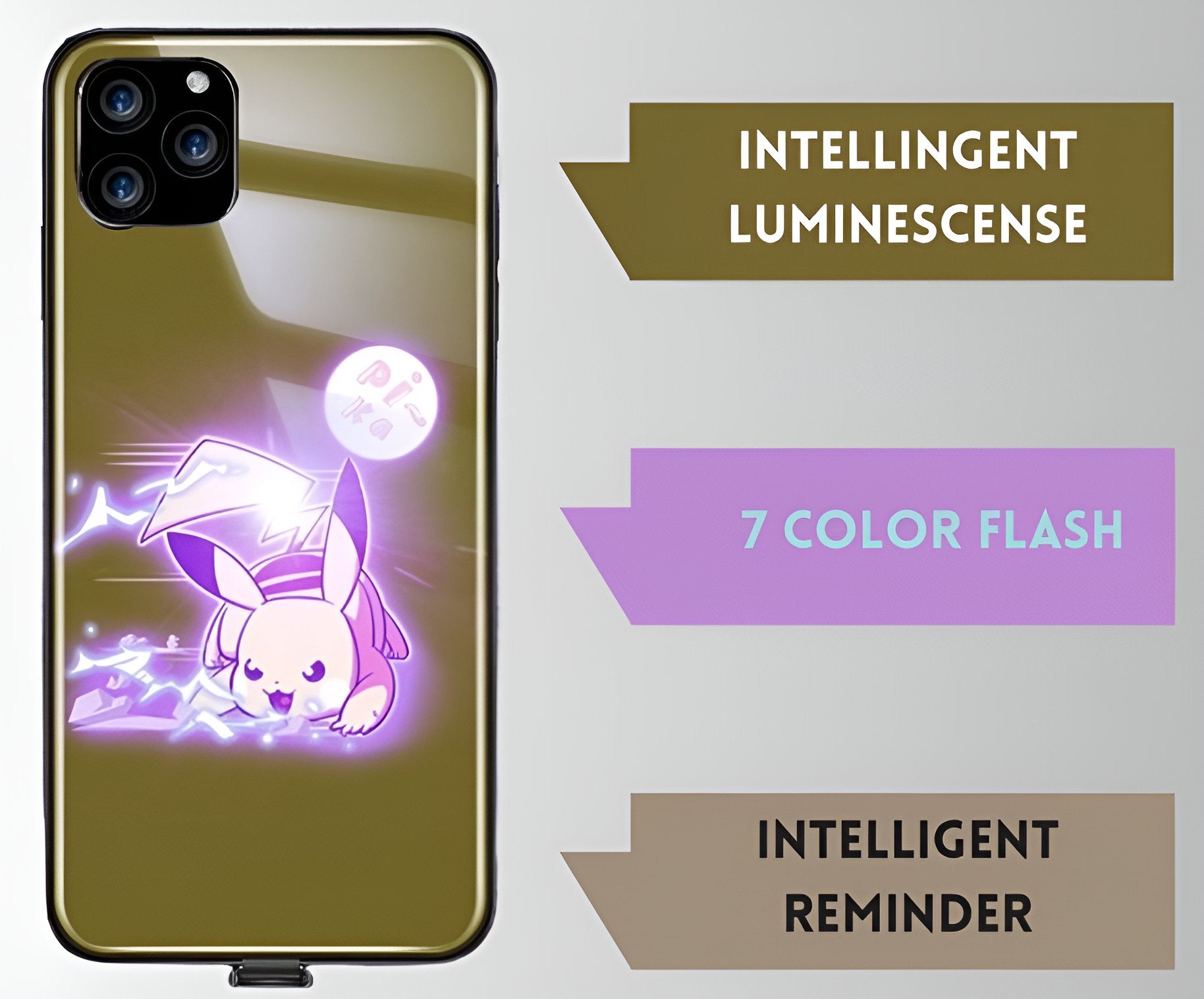 Luxury Light Led Case - Pokèmon - Pikachu Edition – AiroTeck