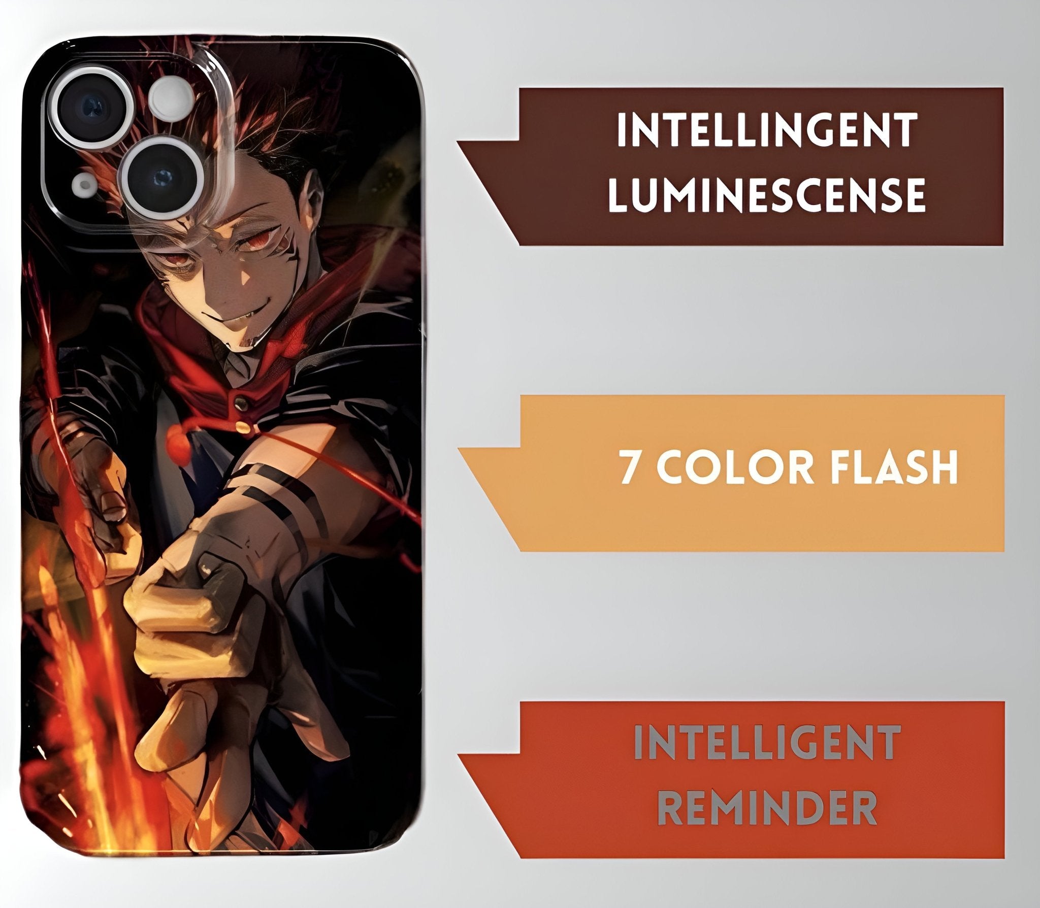 Luxury Light Led Case - Jujutsu Kaisen - Sukuna Edition – AiroTeck
